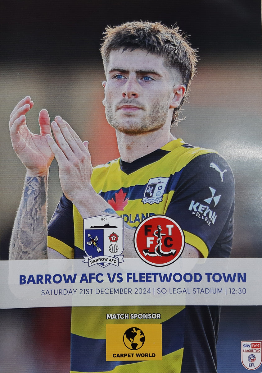 Fleetwood Programme– Barrow AFC Store