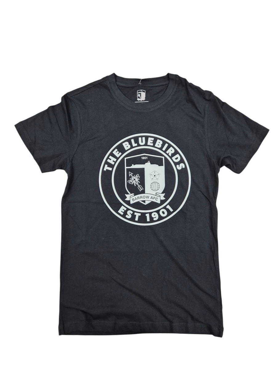 Barrow AFC Crest Tee - Blk/Wht– Barrow AFC Store
