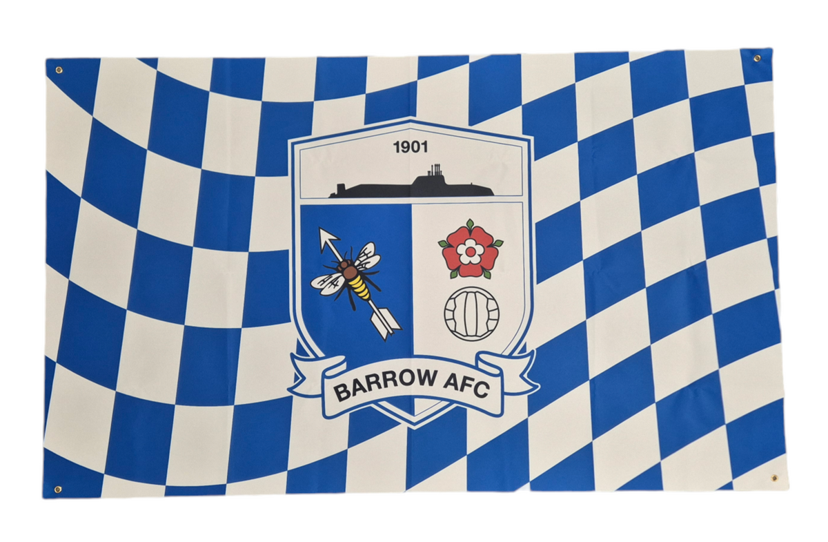 Barrow AFC Flag 5ftx 3ft– Barrow AFC Store